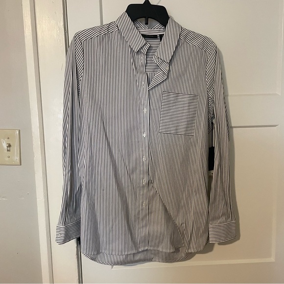 Halogen | Tops | Halogen Zoe Striped Button Down | Poshmark